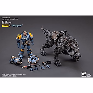 BLOOMAGE JOYTOY (BEIJING) TECH Warhammer 40K: Space Wolves Thunderwolf Cavalry Frode 1:18 Scale Action Figure