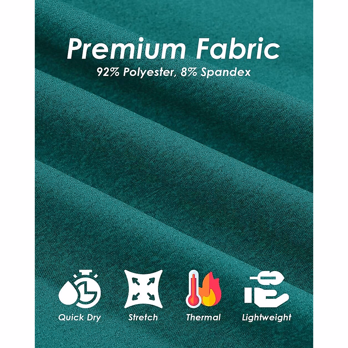 Boladeci Mens Pullover 1/4 Zip Fleece Long Sleeve Golf Shirts for Men Lightweight Running 3/4 1/2 Half Zip Sweatshirts Shirts Dark Green