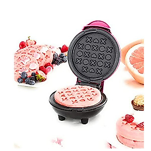 Love Mini Waffle Maker in Magenta