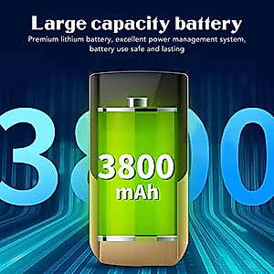 PUSOKEI 2G Unlocked Classic Flip Phone for Seniors, Dual SIM Rugged Flip Phone Elderly Flip Cell Phone Big Button 3800mAh Long Standby Clamshell Mobile Phone with LED Flashlight