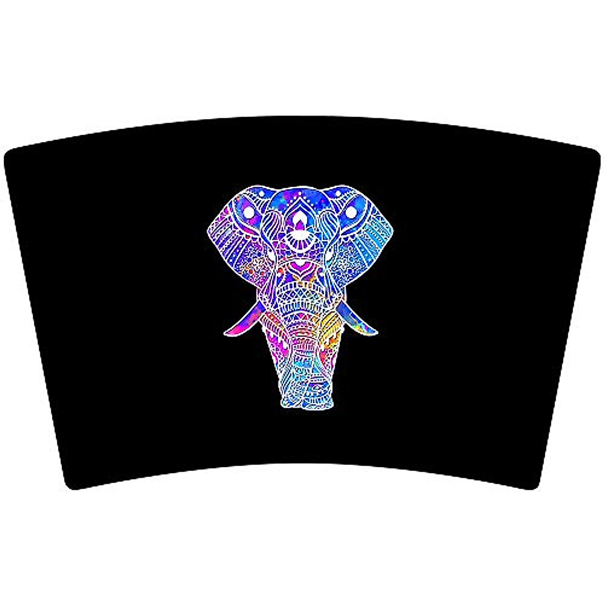 Mugzie 16 Ounce Stainless Steel Travel Mug with Wetsuit Cover - Ornamental Elephant