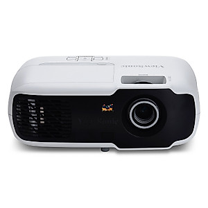 ViewSonic PA502S 3500 Lumens High Brightness SVGA Projector for Home and Office with HDMI and Optical Zoom,Black/white