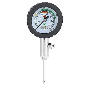 Ball Pressure Gauge Stainless Steel Accurate Air Pressure Gauge for Football Soccer Basketball Volleyball and Other Balls