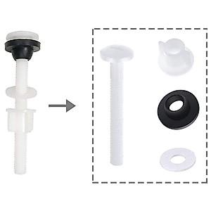 ToToT Set of 2pcs Water Tank Fixing Screw Toilet Split Water Tank Fixing Screw Accessories Fixed Connecting Screw of Sitting Water Tank