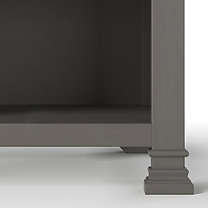 Child Craft Legacy Westgate 1 Drawer Nightstand for Nursery or Bedroom, Large Storage Drawer, Made of Sturdy Pinewood, Non-Toxic, Baby Safe Finish, Fully-Assembled (Chelsea Gray)