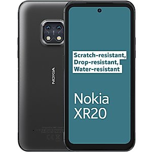 Nokia XR20 Dual-SIM 128GB ROM + 6GB RAM (GSM Only | No CDMA) Factory Unlocked 5G Smartphone (Granite) - International Version