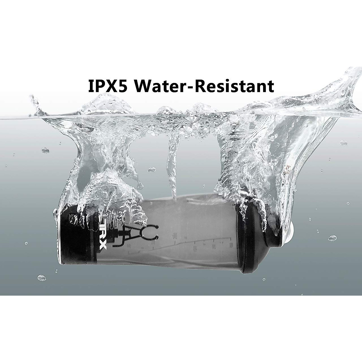 VOLTRX Premium Electric Protein Shaker Bottle, Made with Tritan - BPA Free - 24 oz Vortex Portable Mixer Cup/USB C Rechargeable Shaker Cups for Protein Shakes