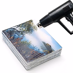 10x13 Inches Heat Shrink Wrap Bags 100 Pieces, Clear PVC Film Plastic, for Books, Shoes, Packaging, Gift, and DIY Projects Mujoiny