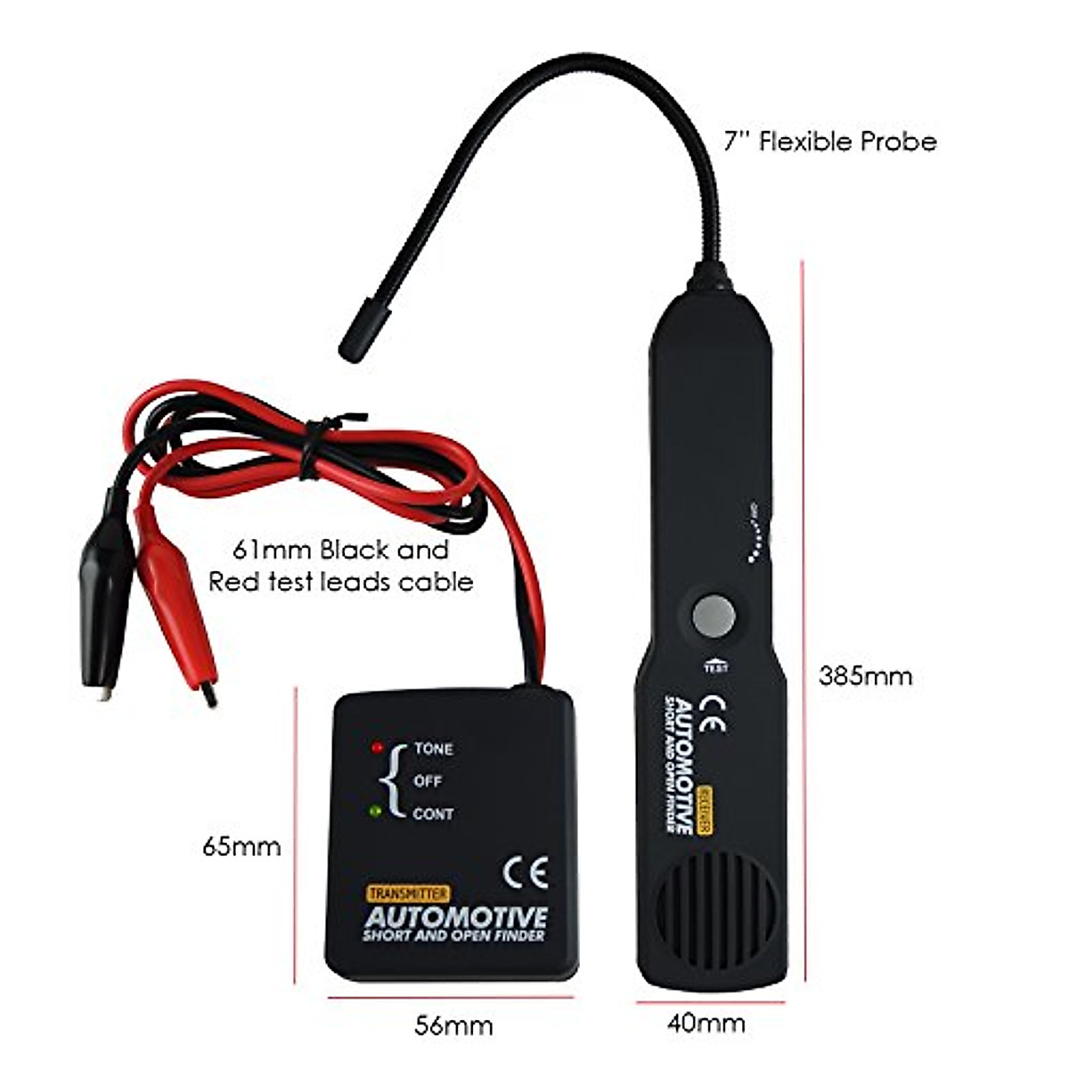 em415Pro Automotive Electrical Power Probe Short/Open Circuit Finder Circuit Tester Tracer Cable Wire Breaker Tracker Circuit Fault Finder Car Open Short Wire Finder