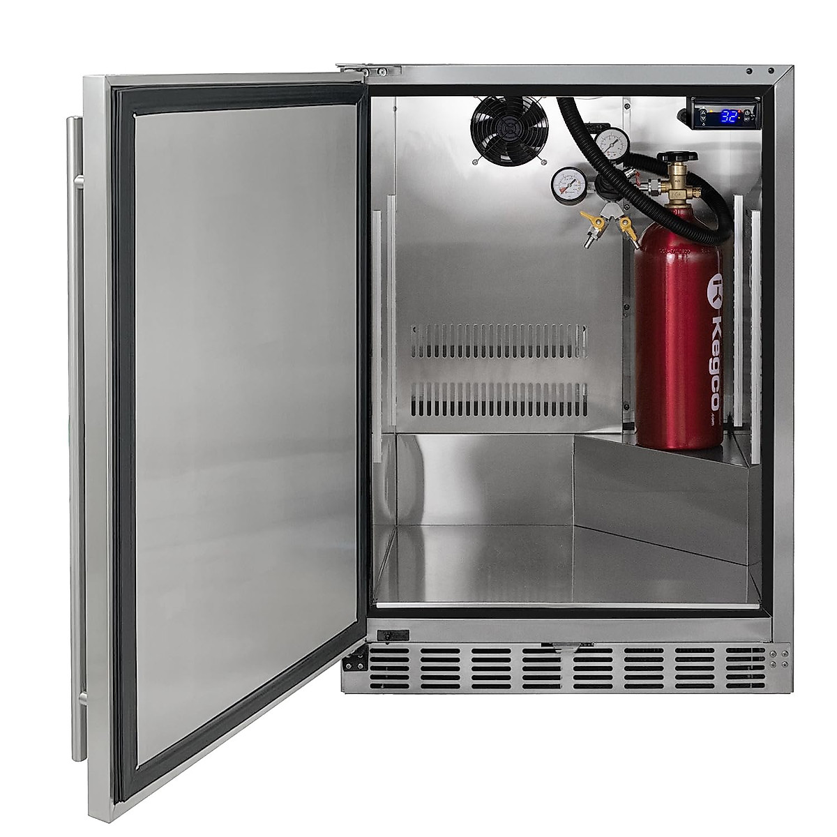 Kegco Kegerators, 2 Faucet, Left Hinge