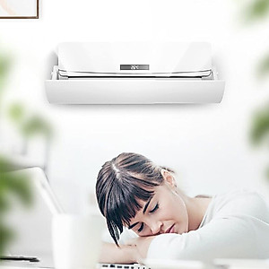 Retractable Air Conditioner Air Deflector, Universal Adjustable Air Conditioning Deflector Air Diverter Cover Telescopic Anti-Wind Baffles Anti Direct Blowing Windshield Wind Guide