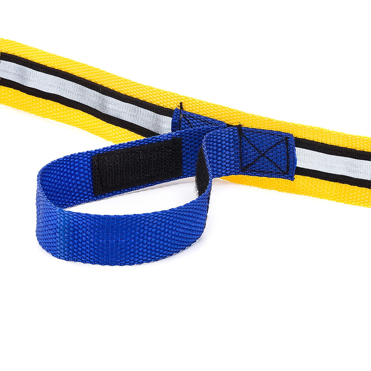 Childrens Walking Rope (4 Child) - Premium Quality, Teacher Designed, Extra Safety Feature on Handles. Hi Viz Detail for Best Visibility. Includes Free Learning Games for Walks Guide