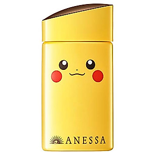 Anessa Perfect UV Skin Care Milk Pokemon Limited Package, (Pikachu) Sunscreen, 2.03 Fl Oz