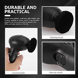1 Set Electric Shoe Shiner Shoes Cleaning Tool Shoes Cleaning Kit Footwear Care Brush Leather Care Polisher Shoe Polisher Brush Cleaning and Polishing Tool Leather Polisher Kit