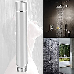 Shower Head Extender, 4 Inch Shower Extension Arm Chrome Finish Shower Arm Extension Brass Shower Head Extension, Shower Pipe Extension Stainless Shower Arm Extender