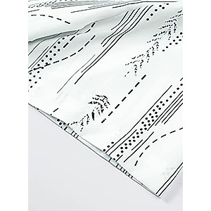 JMIERR Men Casual Button Down Hawaiian Shirt Short Sleeve Holiday Resort Floral Beach Shirts for Men with Pockets, US 52(3XL), White