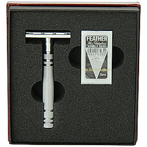 Feather Stainless Steel Double Edge Razor AS D2
