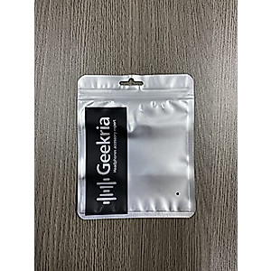 Geekria Knit Fabric Headband Cover Compatible with Bose QC35 II, QC25, QC15, QC2 Headphones, Head Cushion Pad Protector, Replacement Repair Part, Sweat Cover, Easy DIY Installation (Black)