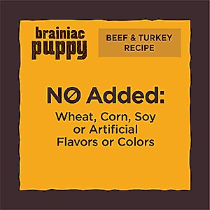 Wellness CORE Brainiac Puppy Soft Training Dog Treats (Previously Puppy Bites), Grain Free, Beef & Turkey, 5 Ounce Bag