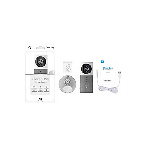 Cleverdog Security IP Camera, TOLEGEND 2nd Generation 120 ° Wide Angle Night Vision Camera Security Wireless Puppy Cam for Phone