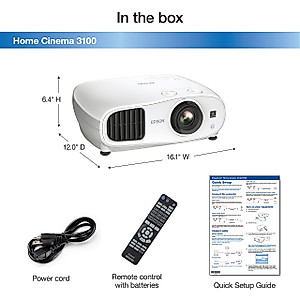 Epson Home Cinema 3100 1080p 3LCD Home Theater Projector