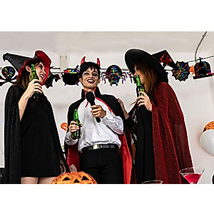 Halloween Scratch Paper Art,Funnlot 42PCS Halloween Scratch Paper Halloween Games for Kids Halloween Ornaments Scratch Magic Scratch Off Cards Paper Birthday Education Game Halloween Craft with Tool