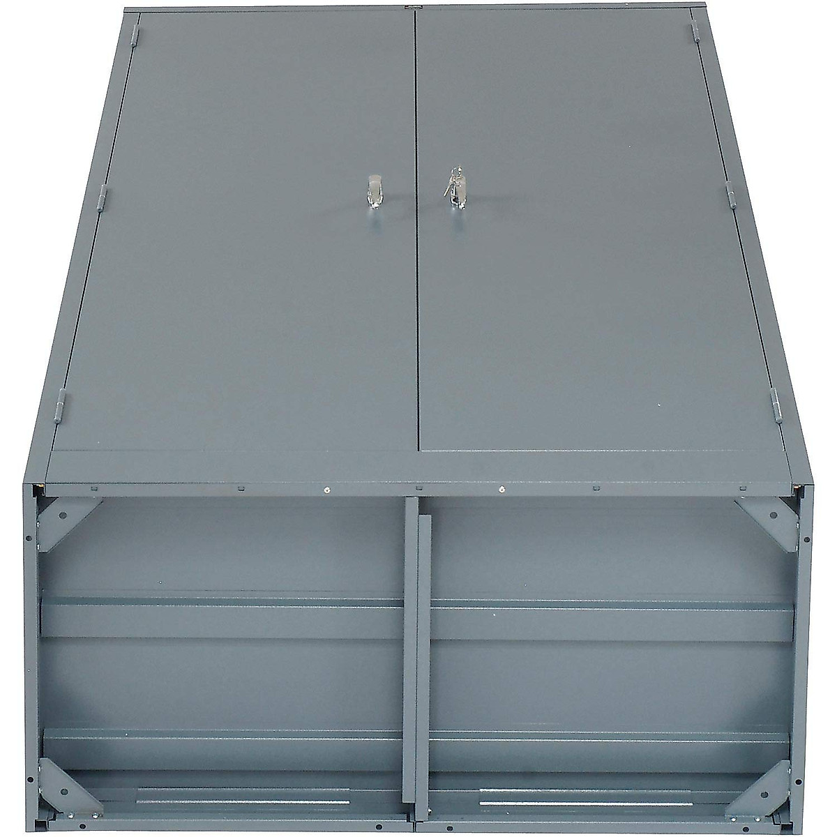 Global Industrial Assembled Storage Cabinet, 48x24x78, Gray