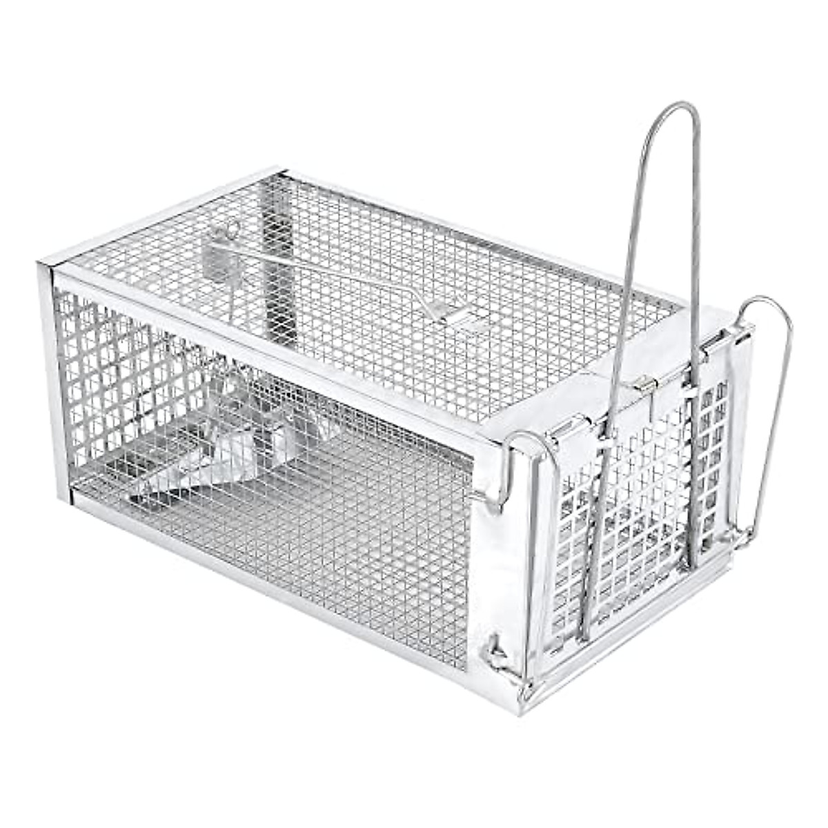 Garsum Humane Mouse Trap, Squirrel Trap, Live Animal Trap, Rodent Cage Catch Mice, Squirrels, Chipmunks, Hamsters for Indoor and Outdoor, Catch and Release, 1 Trap