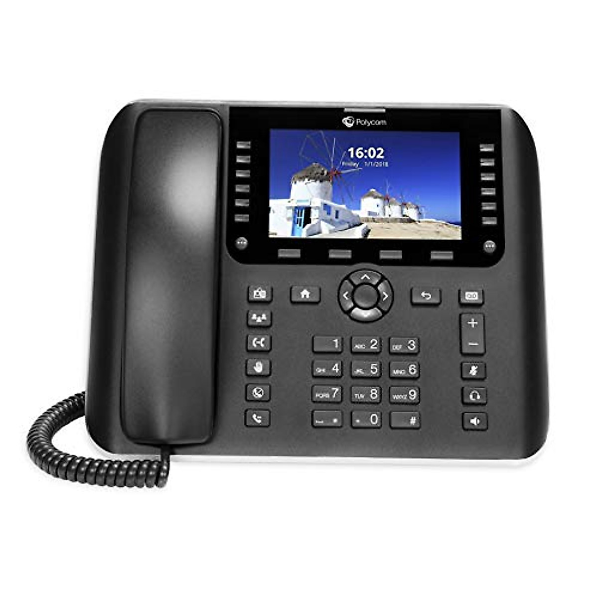 OBi2182 WiFi VOIP Phone with Power Adapter - 12-Line Cloud-Managed Gigabit Google Voice Phone with Color Display