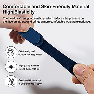 Universal Headgear Full Mask Replace Part,Headgear for AirFit F20 Full Face Mask Headgear,Replacement Headgear for Resmed Airfit F20 Cushion Mask Headgear (Blue)