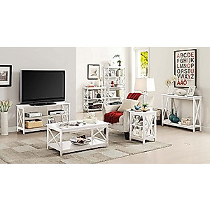 Convenience Concepts Oxford TV Stand, White