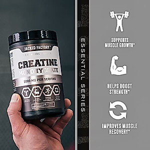 Nitrosurge Pre-Workout & Creatine Monohydrate - Pre Workout Powder with Creatine for Muscle Growth, Increased Strength, Endless Energy, Intense Pumps - Arctic White Preworkout & Unflavored Creatine