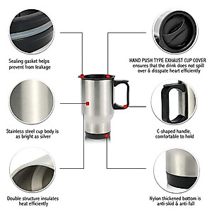 Fucker In Charge Of You Fucking Fucks Travel Cup or Office Tea Cups - Stainless Steel Travel Mug - 14 Ounce Coffee Mug