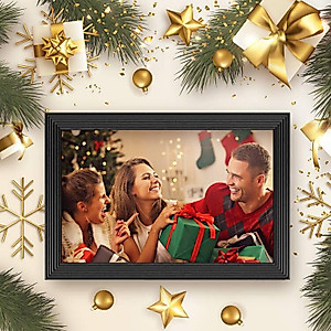 32GB 10.1 inch WiFi Digital Photo Frame 1280 * 800 IPS Touch Screen Share Moments via App from Anywhere, Support Mirco SD Card Extend Storage, Auto-Rotate