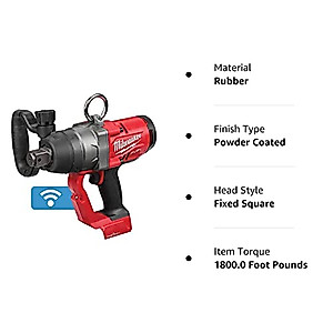 Milwaukee M18 FUEL 1" High Torque Impact Wrench with ONE-KEY, Bare Tool Only, No Charger, No Battery
