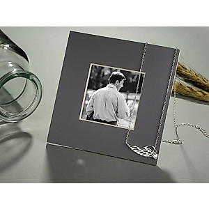 RareLove Sympathy Gifts for Loss of Father,Bereavement Condolence Gifts,Remembrance Gifts,925 Sterling Silver Angel Wing Heart Pendant Necklace,Sorry for Your Loss Gift Memorial Gifts