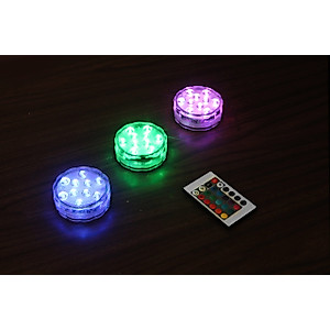 Polar Whale Giant Floating Bar Table with Super Bright Color LED Lights Tray Drink Holders Pool Hot Tub Beach Party Float Lounge Refreshment Durable Black Foam 18 Compartment UV Resistant 5 Feet Long