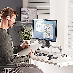 Fellowes 9311501 Document/Copy Holder Lift, 9-1/2-Inch X14-Inch, White