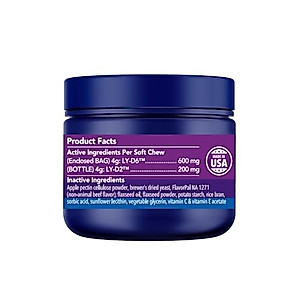 Leap Years Soft Chew Dog Supplement – Clinically Proven Daily NAD & Senolytic Formula; Support Cognition, Vitality & Healthy Cellular Aging; Beef Flavor (Small/Medium Breed (<54 lbs))