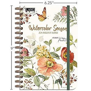 LANG Watercolor Seasons 2024 Spiral Engagement Planner (24991011110)