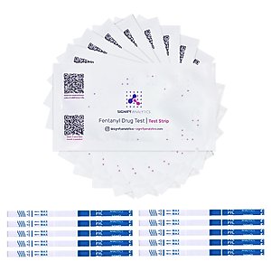 Signify Analytics Test Strip for Liquid and Powder Substances - 10 Pack (10 Test Strips) - Fast, Easy and Simple to Use