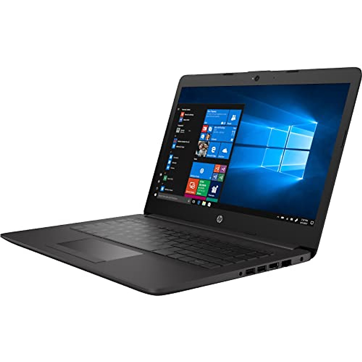 HP 240 G7 14" Business Laptop Computer, Intel Celeron N4020 Processor, 4GB DDR4 RAM, 128GB SSD, 802.11AC WiFi, Bluetooth 4.2, Webcam, Black, Windows 10 Pro, BROAG 64GB Flash Drive