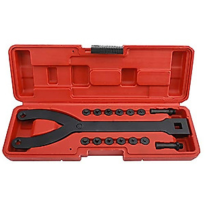 BTSHUB Variable Pin Spanner Wrench 15Pc Adjustable Fan Clutch Pully Holder Wrench Kit