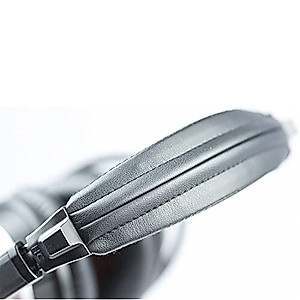 QC2 Replacement Top Headband Pad Cushion Cover Leather Headband Protector with Buckle Repair Parts Compatible with Bose Quiet Comfort 2 QC2 QC 2 QC15 QC 15 Headphones (Black)