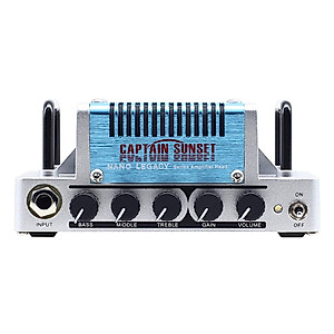 Hotone Captain Sunset High Gain Guitar Amp Head 5 Watts Class AB Amplifier with CAB SIM Phones/Line Output