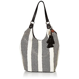 Sakroots womens Roma Woven Shopper, Black & White Soulful Desert, One Size US