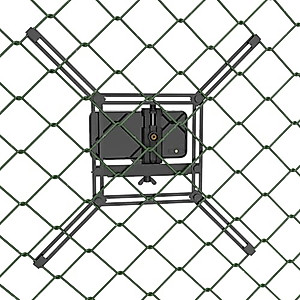 Baseball Fence Mount for Mevo Start, GoPro/Phone Fence Mount for Baseball, Chain Link Fence Mount for Recording Baseball/Softball/Tennis(Mini Plus Black)