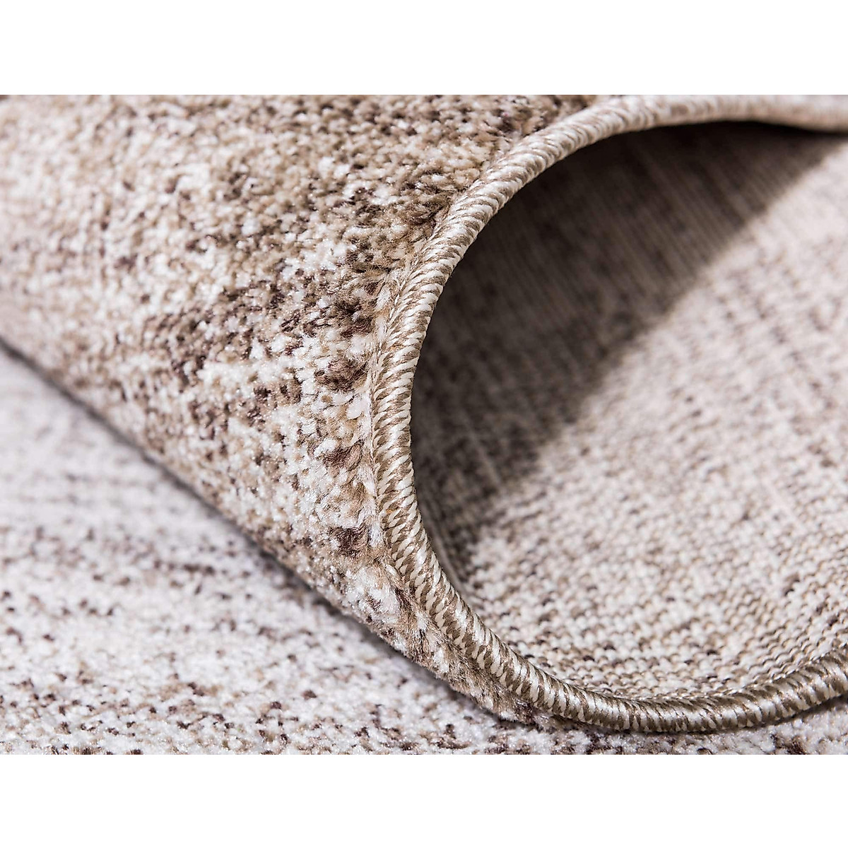 Unique Loom Del Mar Collection Area Rug - Abigail (5' 3" x 8' Rectangle, Beige/ Ivory)