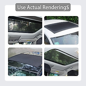 ASUBHA Magnetic Car Sunroof Sun Shade Breathable Mesh, Car roof Cover for Overnight Camping, Quick Install, UV Sun Protection for Moonroof and Side Window, Car Camping Accessories