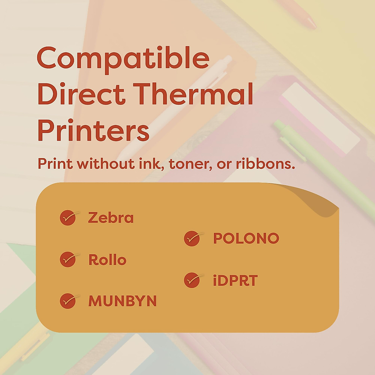 Aegis Adhesives - 1.2” X 0.85” Direct Thermal Multipurpose Labels for Return Address, QR Barcodes, Perforated & Compatible with Zebra Desktop Printers (12 Rolls, 1500/Roll)